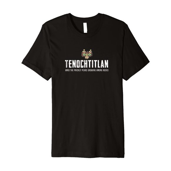 Glyph Lake Texcoco Cortés Zócalo Eagle Snake Gift | Tops | Tenochtitlan ...